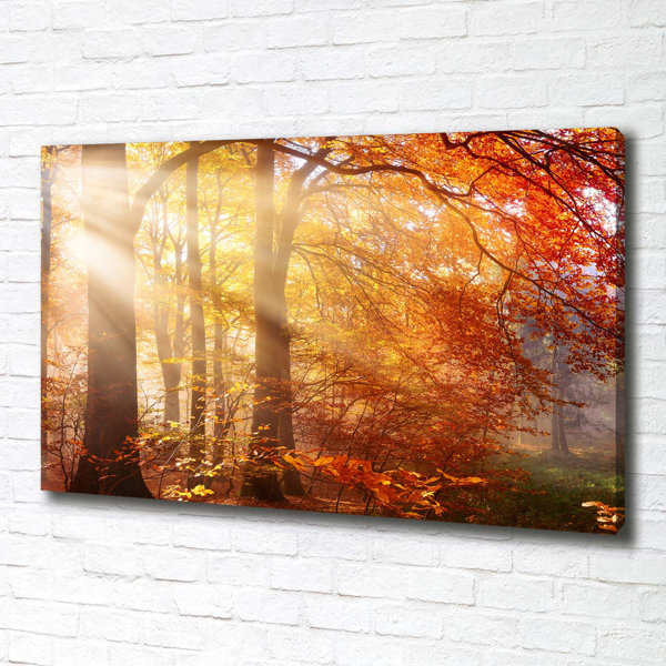 Union Rustic Autumnal Forest - Kunstdrucke auf Leinwand - Wrapped Canvas | Wayfair.de